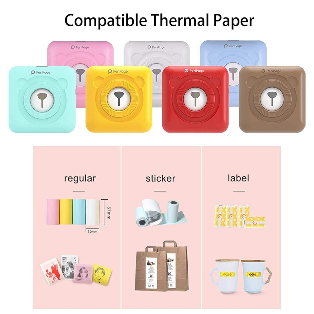 Peripage A6 Mini Photo Bluetooth Thermal Printer – (2 Inch)