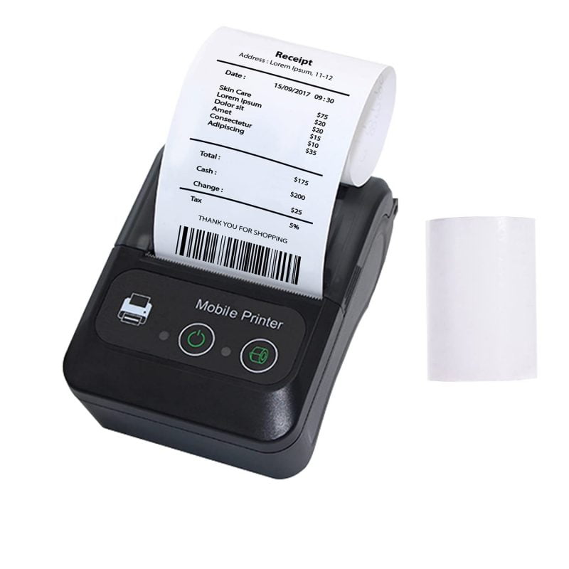 58mm 2 Inch Thermal Receipt Printer Mini Bluetooth Printer