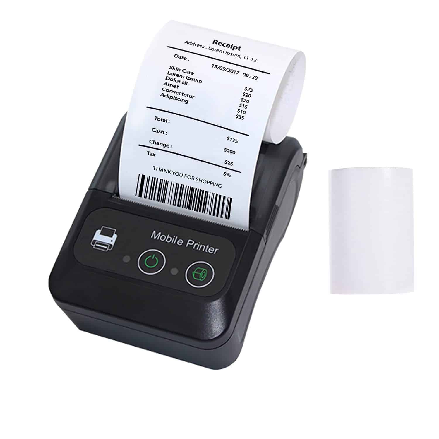 58mm 2 Inch Thermal Receipt Printer Mini Bluetooth Printer